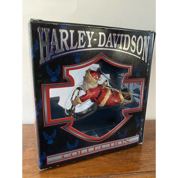 Harley-Davidson | Holiday | Harley Davidson Flying Santa With Emblem ...